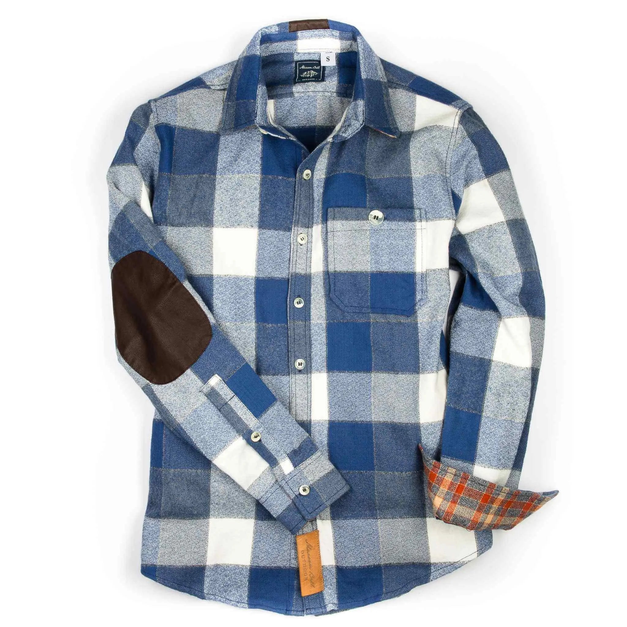 Campfire Blue and White Flannel | Maroon Bell Outdoor – Maroon Bell ...